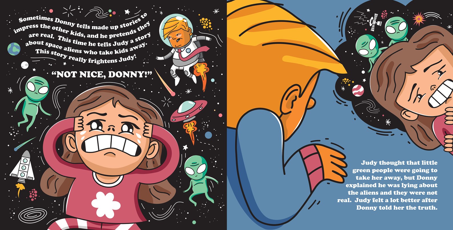 Donald Trump Kids Book "not Nice, Donny!" - Etsy