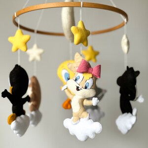 Baby Looney Tunes Mobile, Baby Mobile, Mobile With Looney Tunes, Baby ...