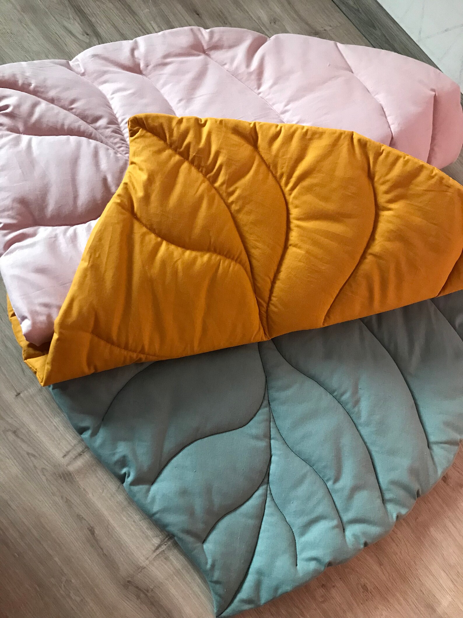 Baby Mat Gift for Newborns Children's Play Mat Leafy - Etsy