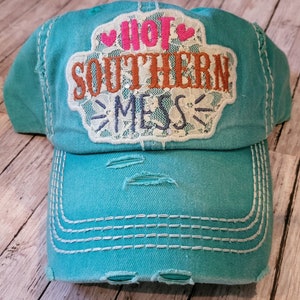 Distressed Baseball Caps - Etsy