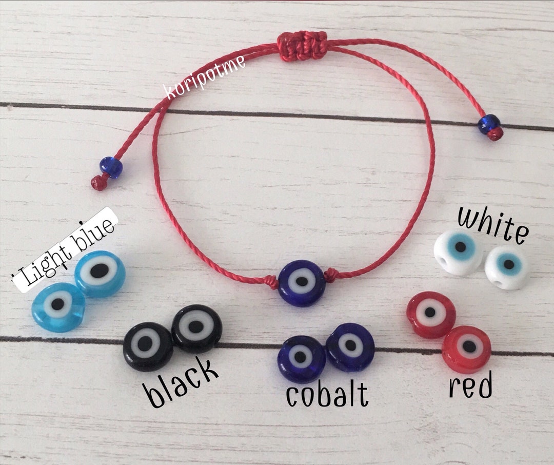 Evil Eye String Bracelet - Etsy