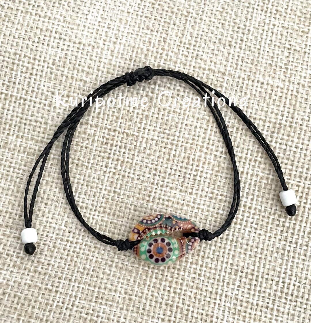 Colorful Cowrie Shell Waterproof Bracelet or Anklet - Etsy