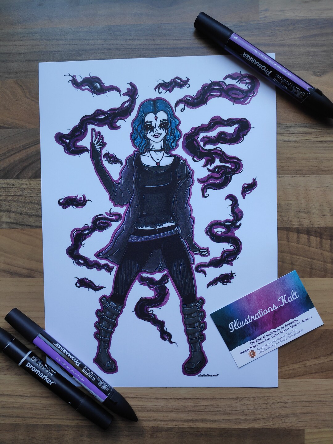 Print Fan Art "raven" Titans / Teen Titans - Etsy