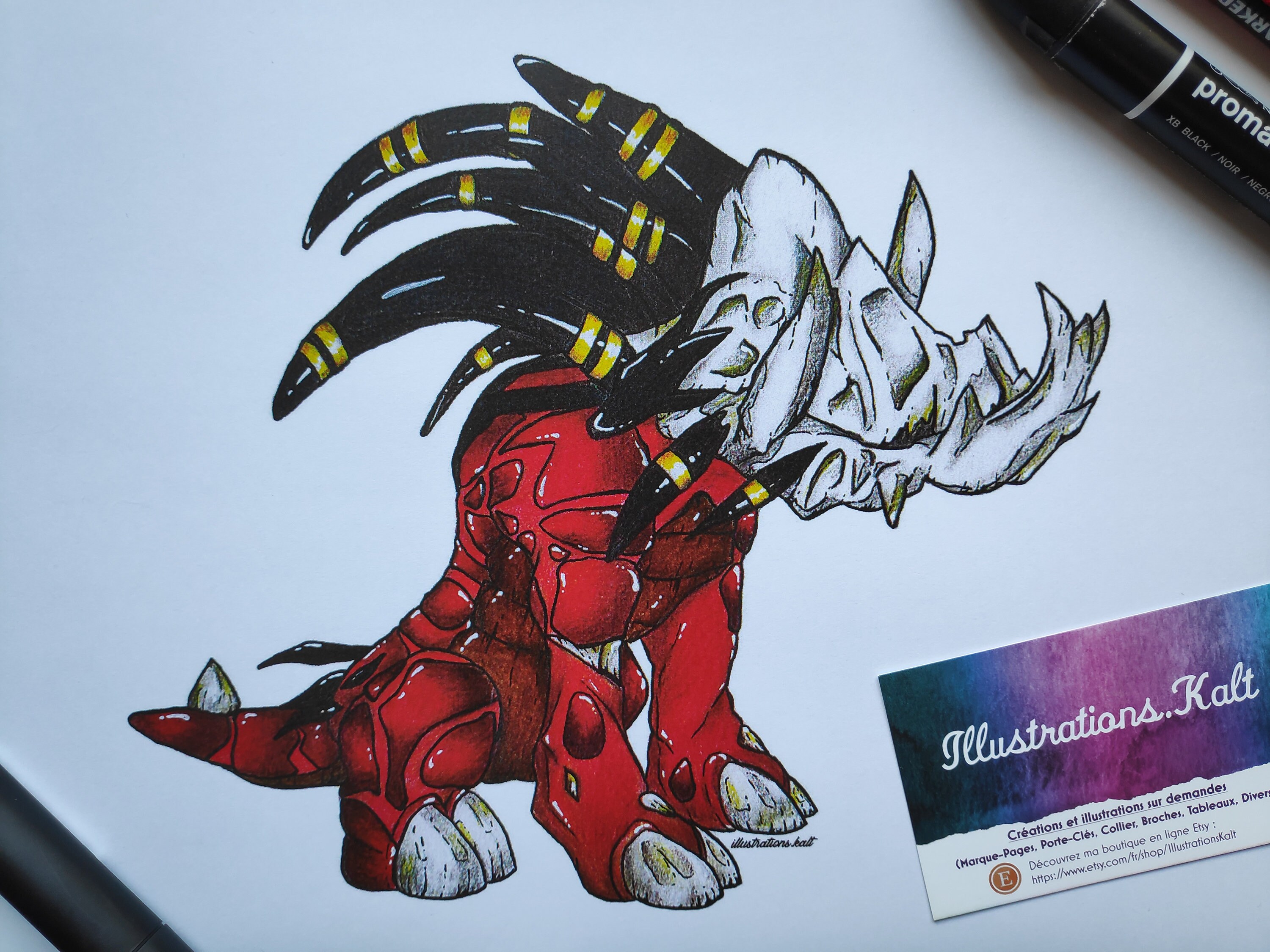 Print Fan Art corrupt Hunter by World of Warcraft / felhunter - Etsy