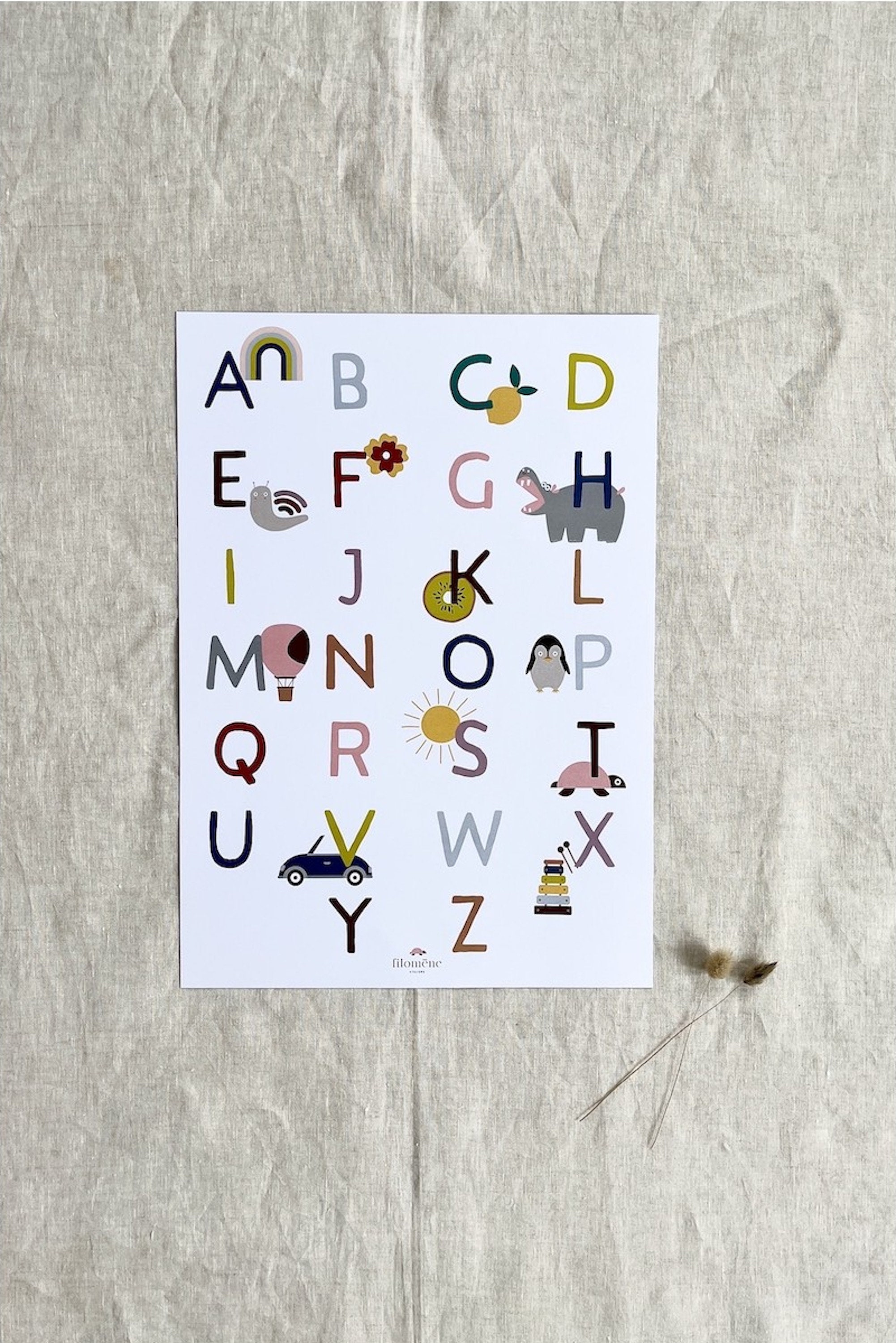 The A3 Alphabet Poster - Etsy