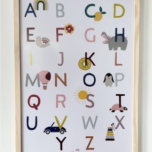 The A3 Alphabet Poster - Etsy