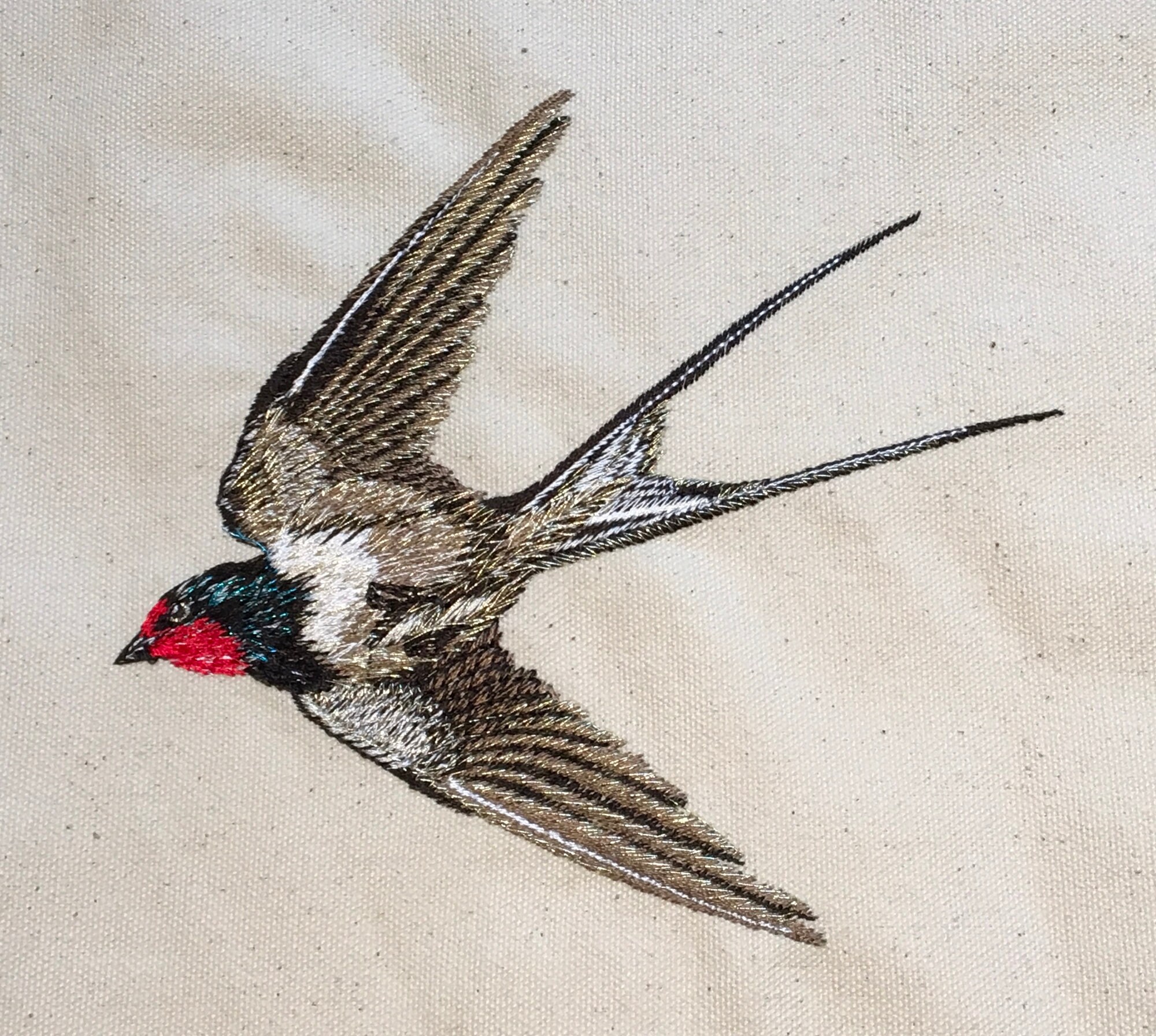 Swallow - Machine Embroidery Design File - Embroidery Pattern - Swallow ...