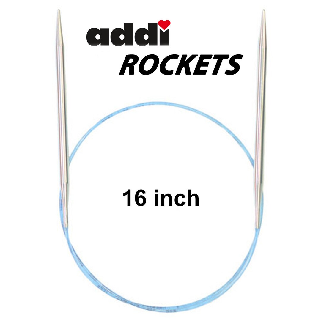 Addi Rockets 16" (40cm) Circular Knitting Needles - Etsy