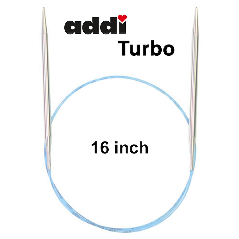 Addi Turbo 16" (40cm) Circular Knitting Needles - Etsy