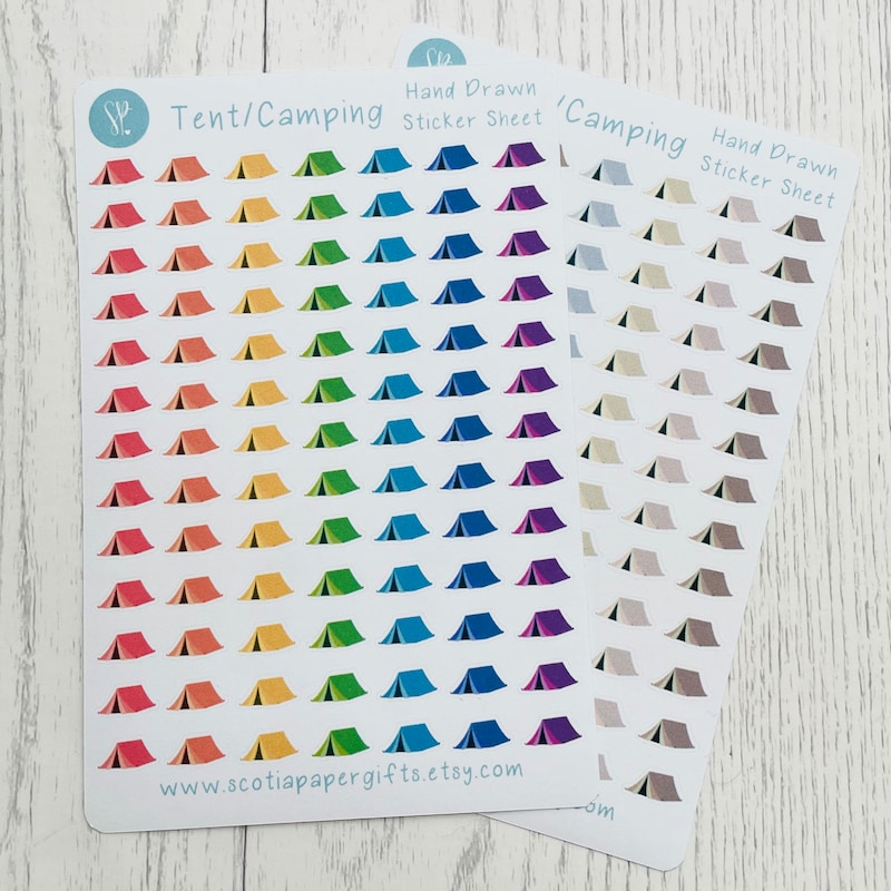 Tent Sticker - Etsy