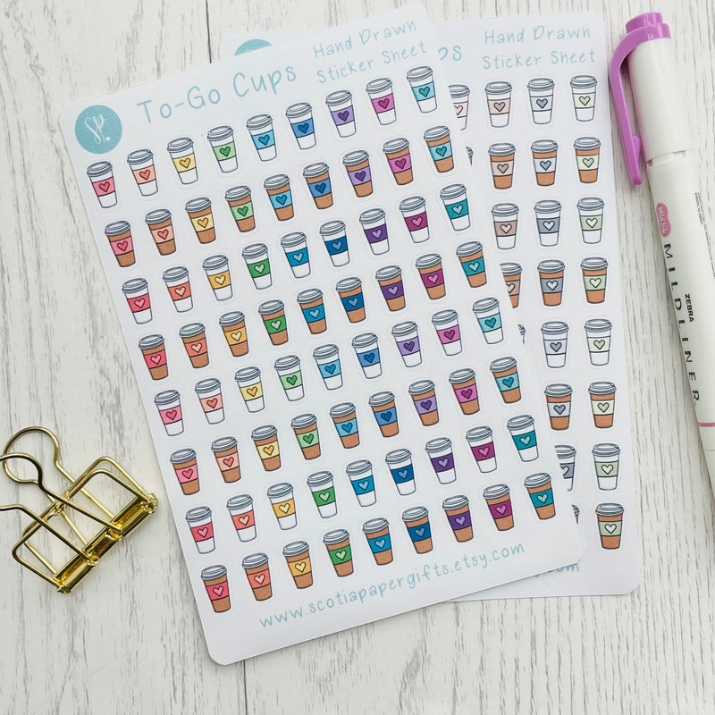Coffee Planner Stickers - Etsy