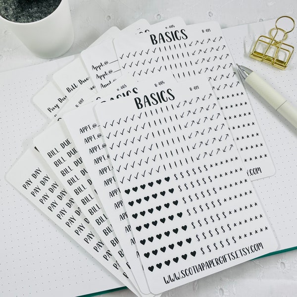 Planner Stickers Functional - Etsy