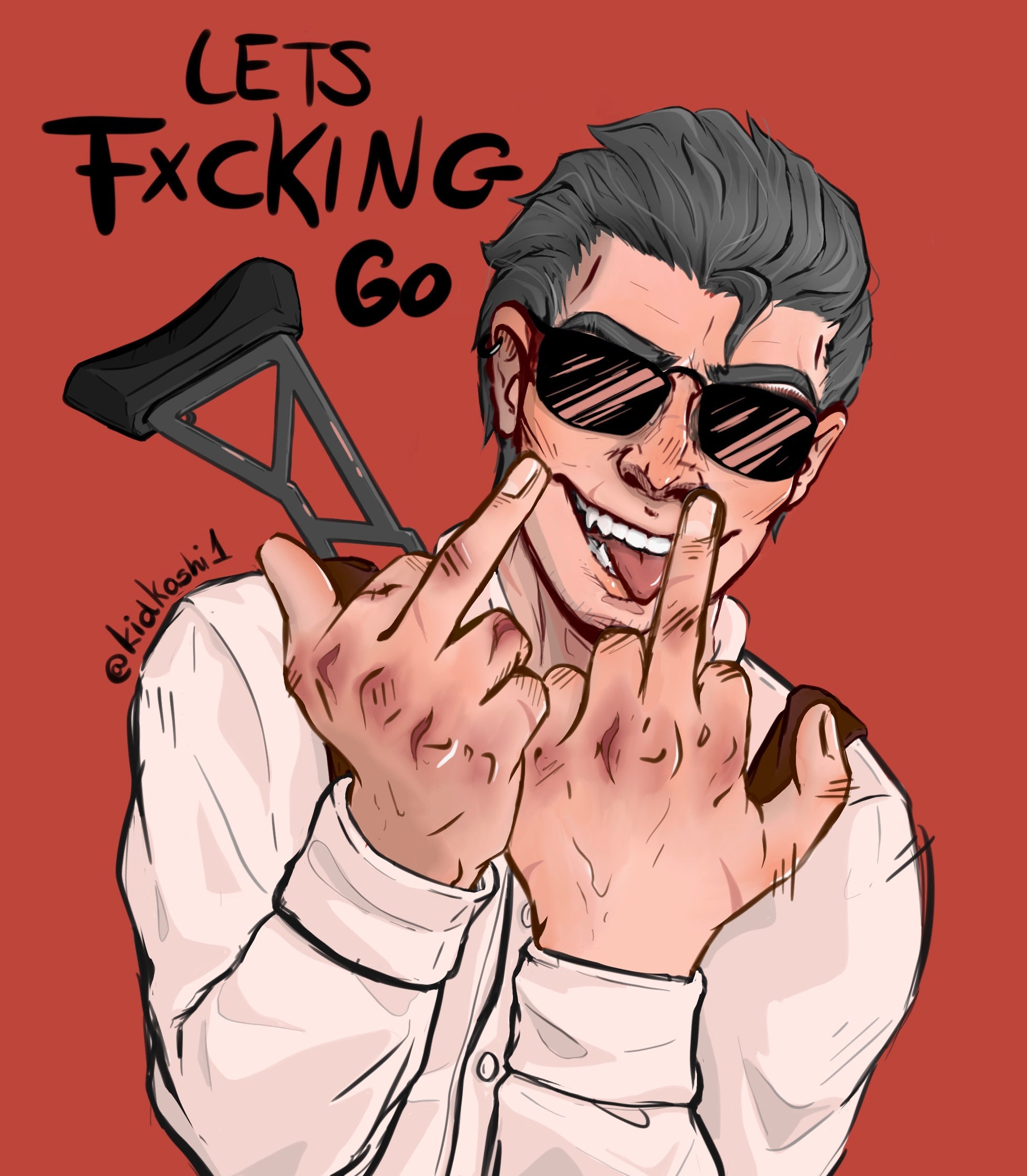 Cartoon Commissar Police Officer Art Print by Kidkashi - Etsy