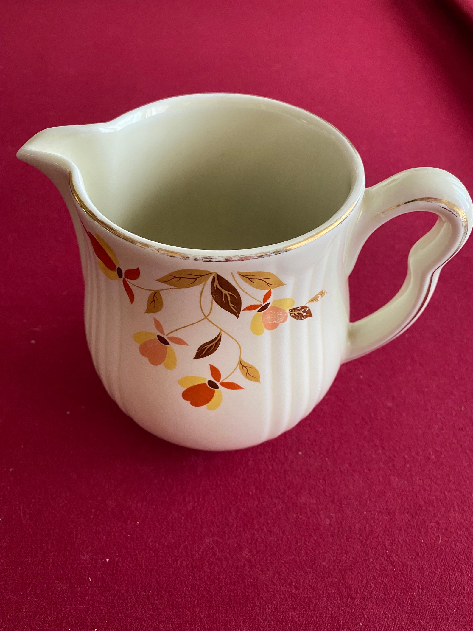 Jewel Tea Autum Leaf Milk Jug - Etsy