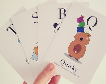 Love Flash Cards | Etsy