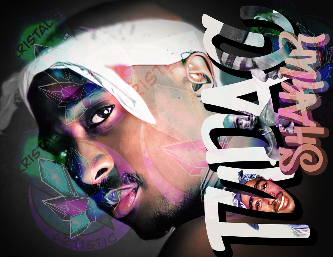 Tupac 2pac Shakur Png Design for Sublimation Tumbler - Etsy