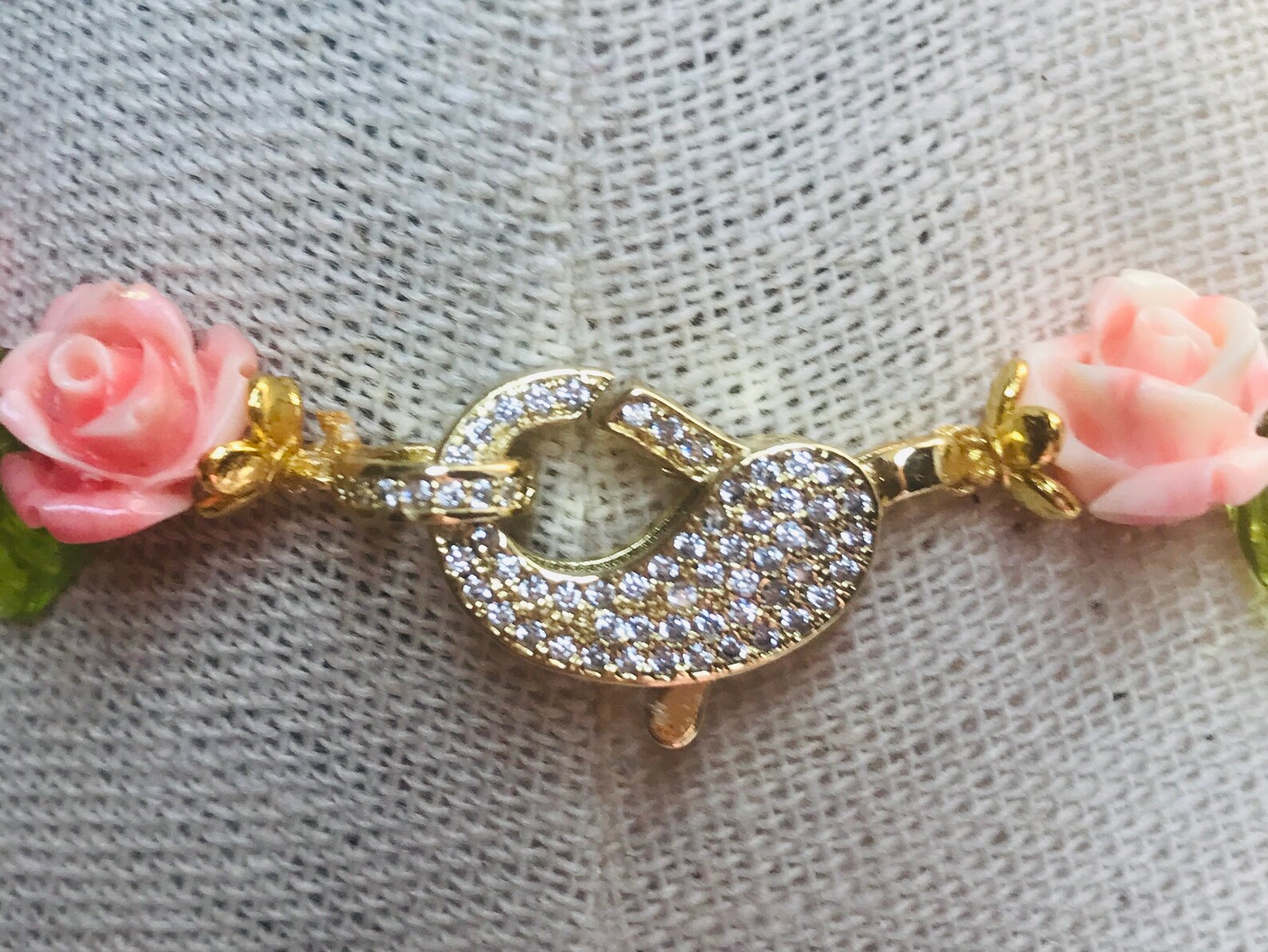Rosebud Necklace and Gold Plated Rose Pendant. - Etsy