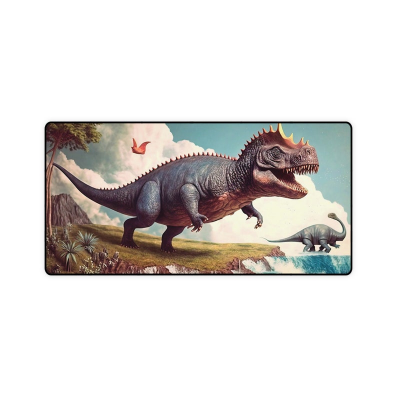 T-rex Tyrannosaurus Dinosaur Gaming Desk Mat XL Mousepad Big - Etsy