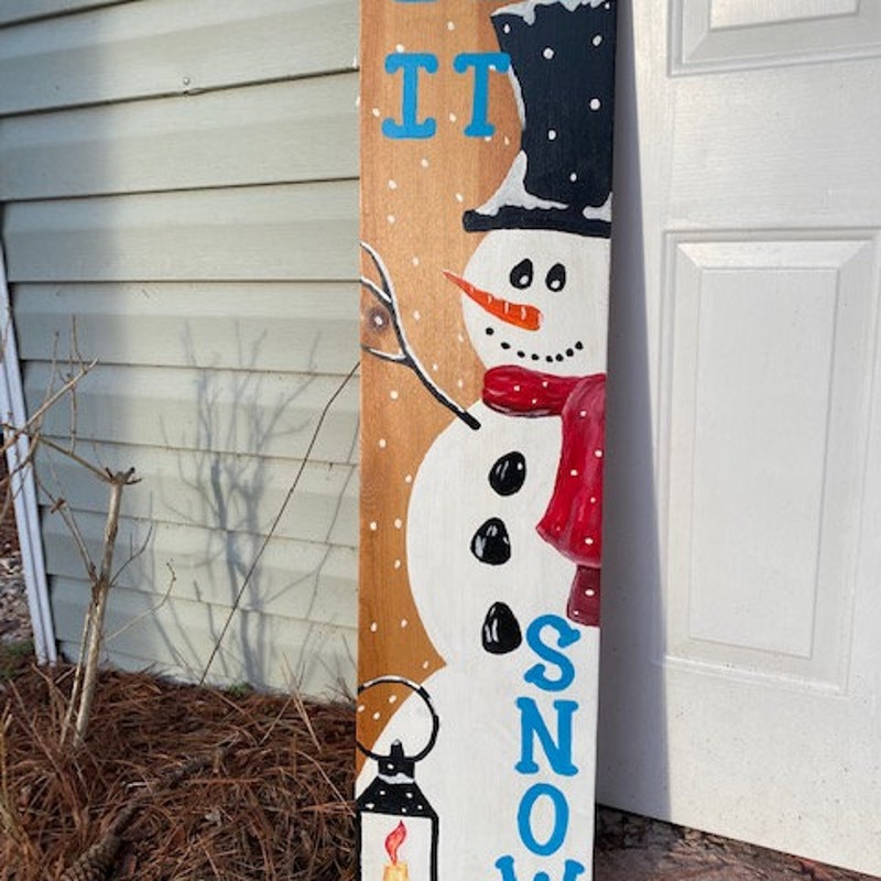 Snowman Signs - Etsy