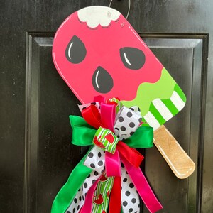 Watermelon Popsicle Door Hanger - Etsy
