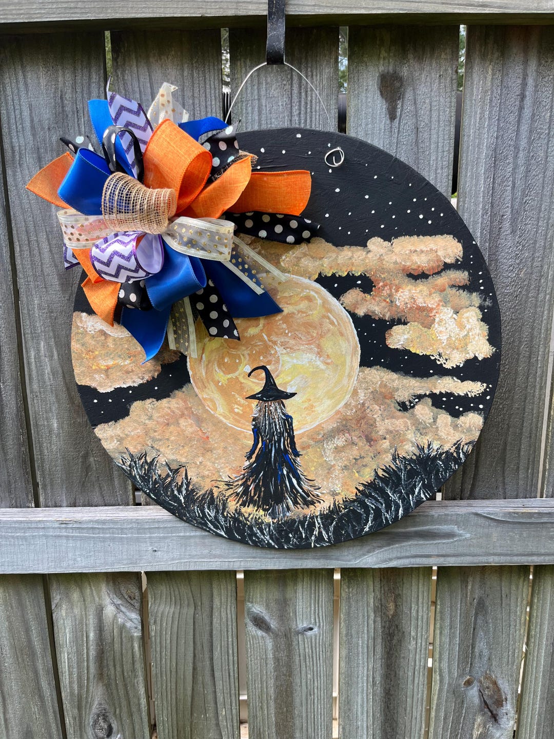 Witches Moon, Door Hanger, Front Door - Etsy