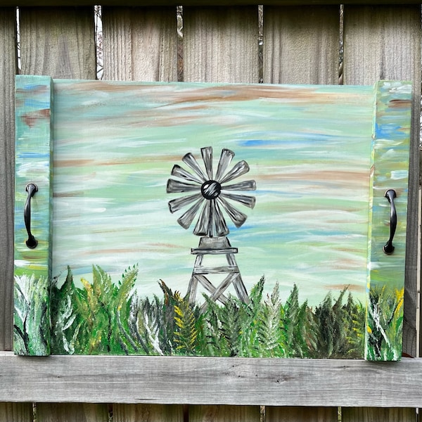 Rustic Windmill - Etsy