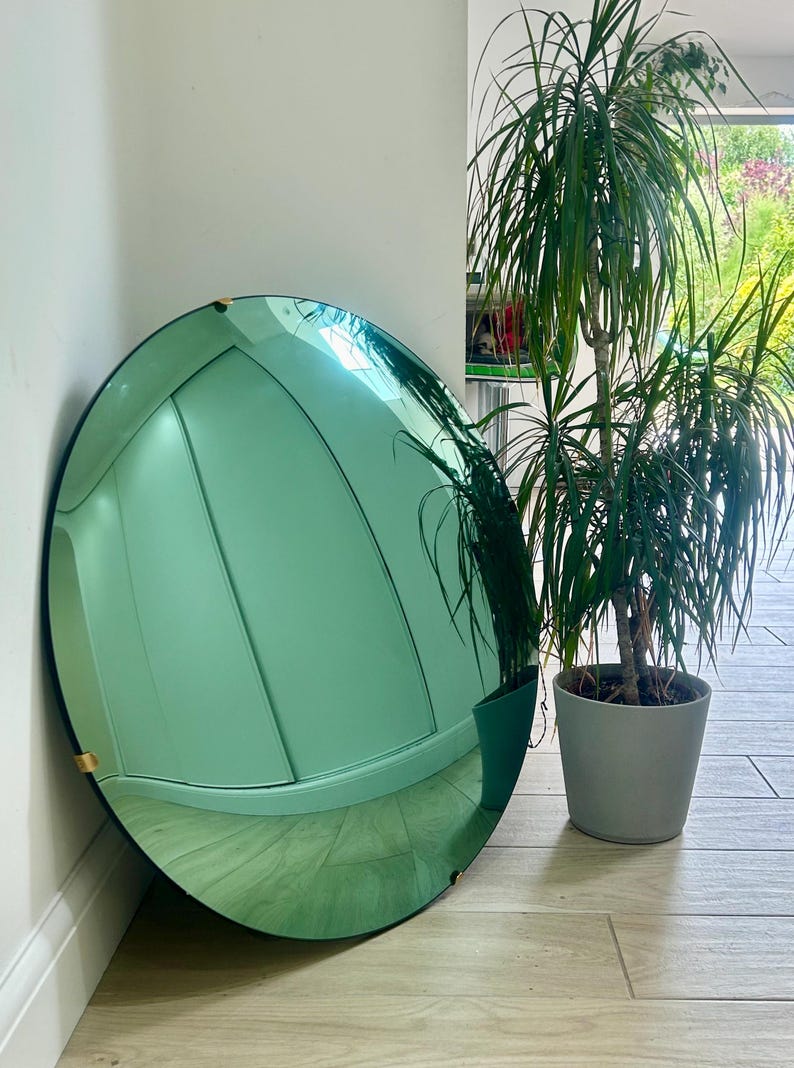 Large 82 Cm Convex Mirror Wall Decor Design - Etsy