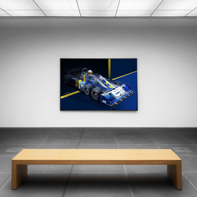 Tyrrell P34 1976 Scheckter - ‘project 34’ Limited Edition Print - F1 ...