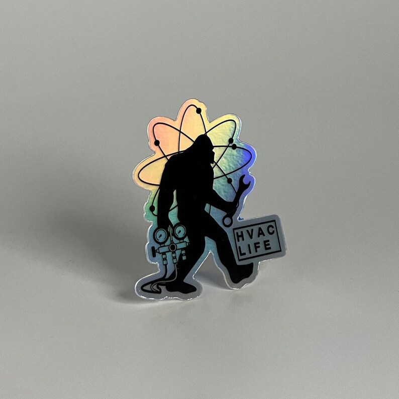 HVAC Stickers Hard Hat Sticker Hard Hat Stickers HVAC Gift Hvac ...