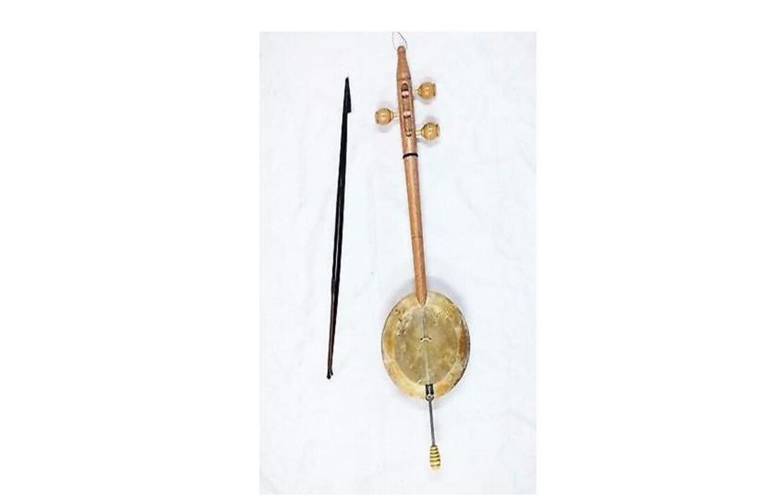 Kurdish String Instrument Quality Mulberry Carved Rebab Rubab W/ A Bow ...