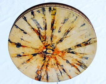 51 X 8 Cm Bendir Turkish Percussion Leather Frame Drum - Etsy