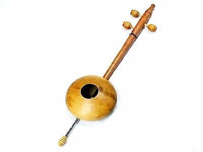 Kurdish String Instrument Quality Mulberry Carved Rebab Rubab W/ A Bow ...