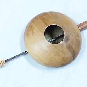 Kurdish String Instrument Quality Mulberry Carved Rebab Rubab W/ A Bow ...