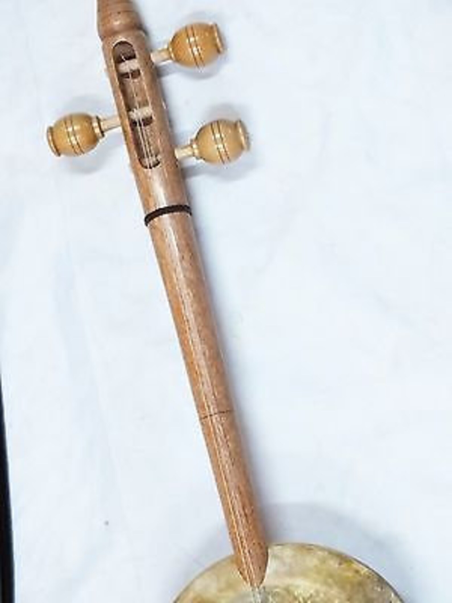 Kurdish String Instrument Quality Mulberry Carved Rebab Rubab W/ A Bow ...