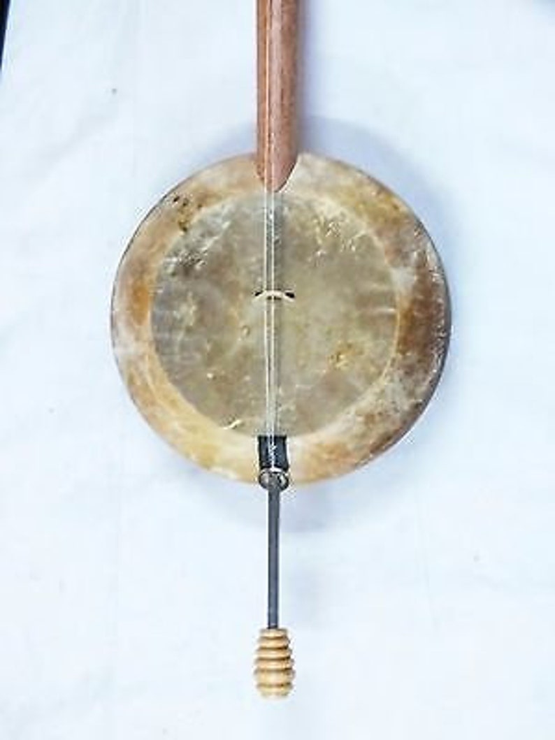 Kurdish String Instrument Quality Mulberry Carved Rebab Rubab W/ A Bow ...