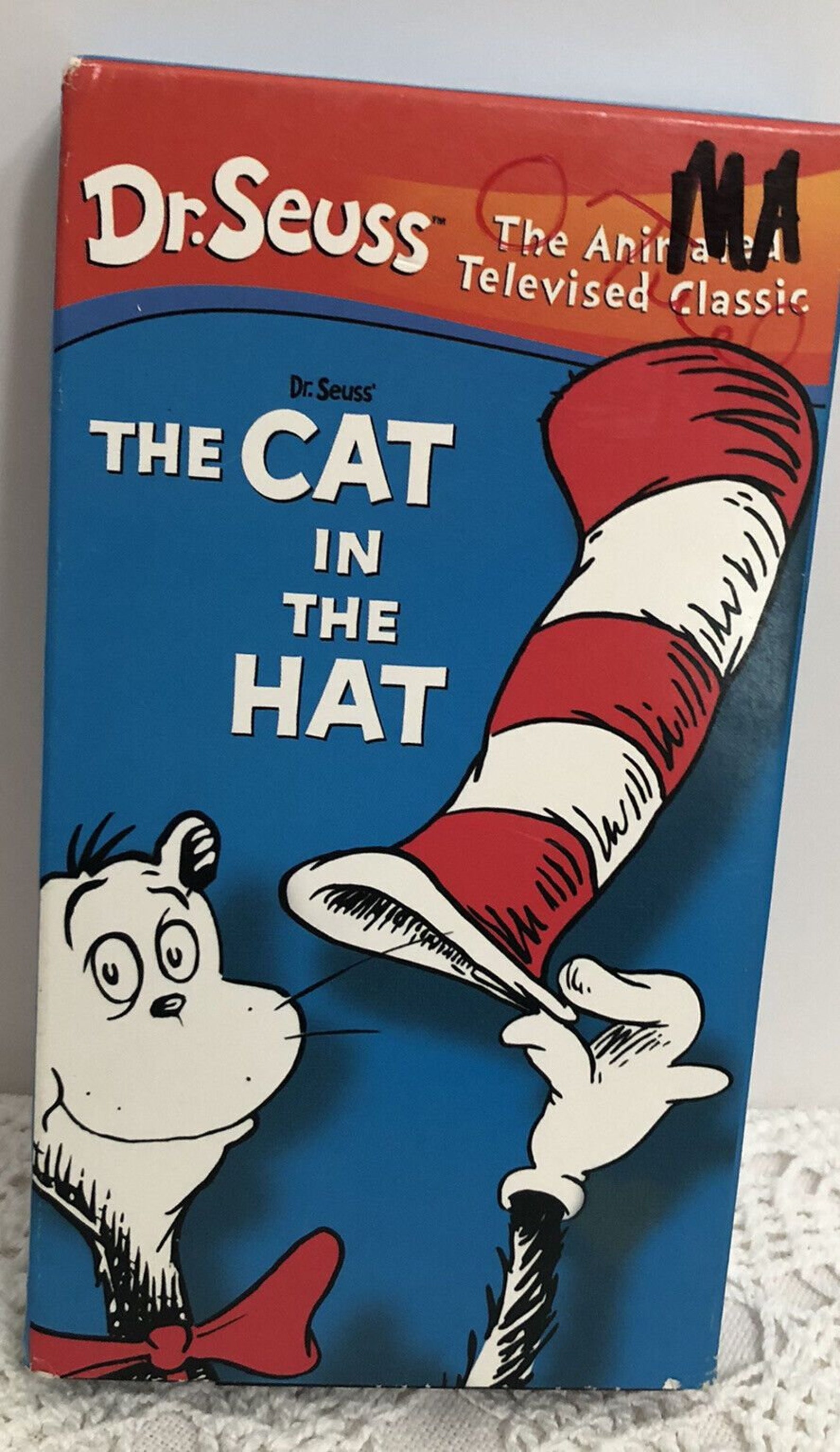2 Dr Seuss the Cat in the Hat VHS, 2003 & Hop on Pop VHS 1992 Book ...