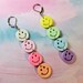 Rainbow Smile Dangle Earrings L Smiley Face L Happy L Colorful L Bead ...