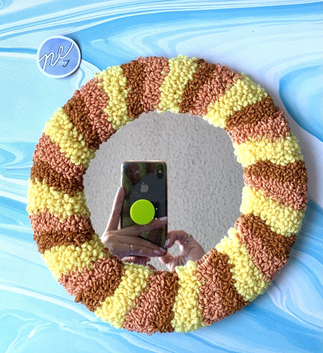 Sun Rays Punch Mirror - Etsy