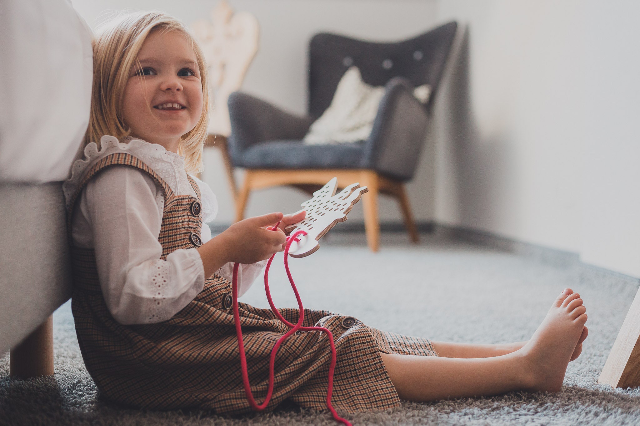 Alex the Dinosaur Threading Board Wooden Toy Montessori Toy - Etsy