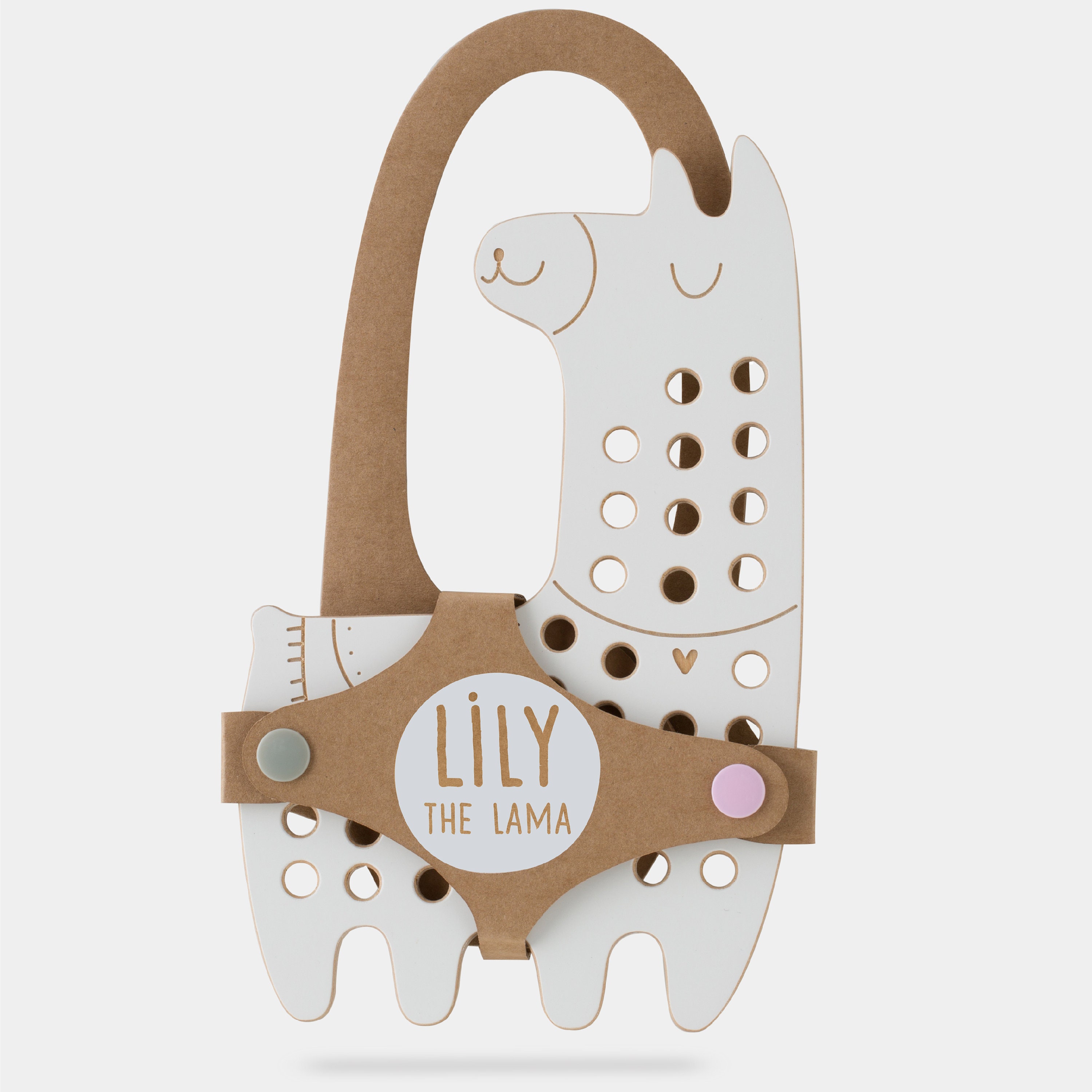 Lilly the Lama - Lacing Toy, Montessori Toddler Busy Board, Educational ...