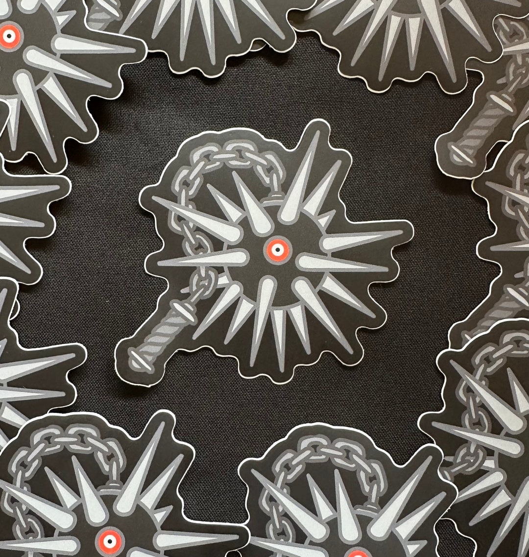 Flail Sticker | 3" X 2.8", Die-cut | Goth Stickers, Goth Stationary ...