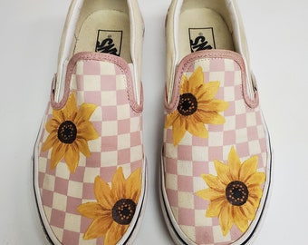 Hand painted vans | Etsy