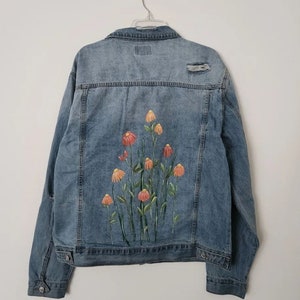 Orange Daisy Jacket - Etsy