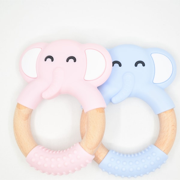 Elephant Teether - Etsy