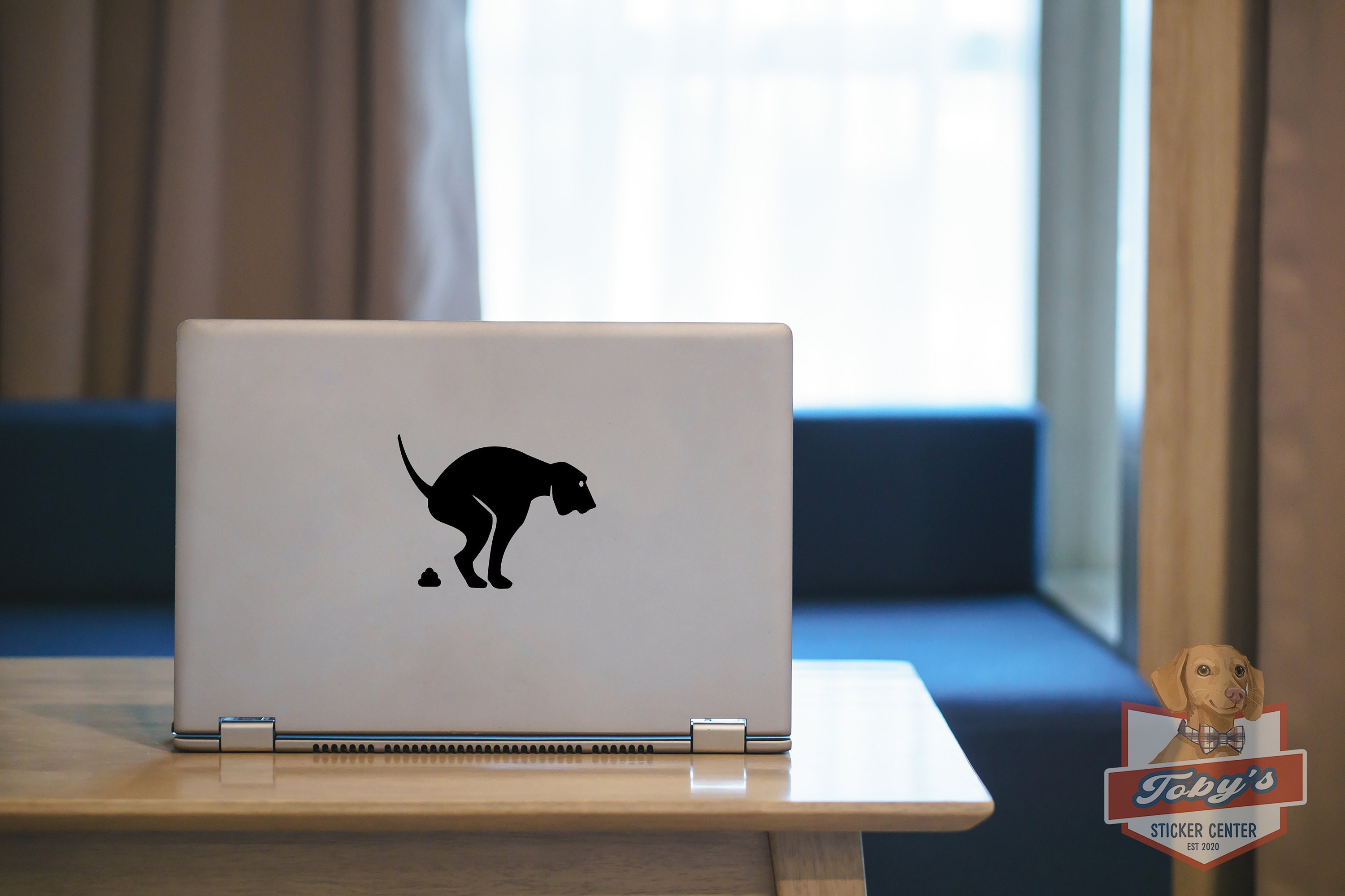 Pooping Dog Decal: Window Car Laptop Tumbler Cooler | Etsy