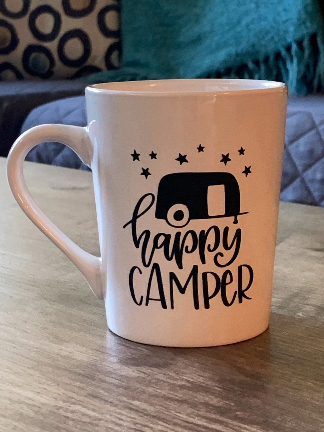 Happy Camper Coffee Cup - Etsy UK