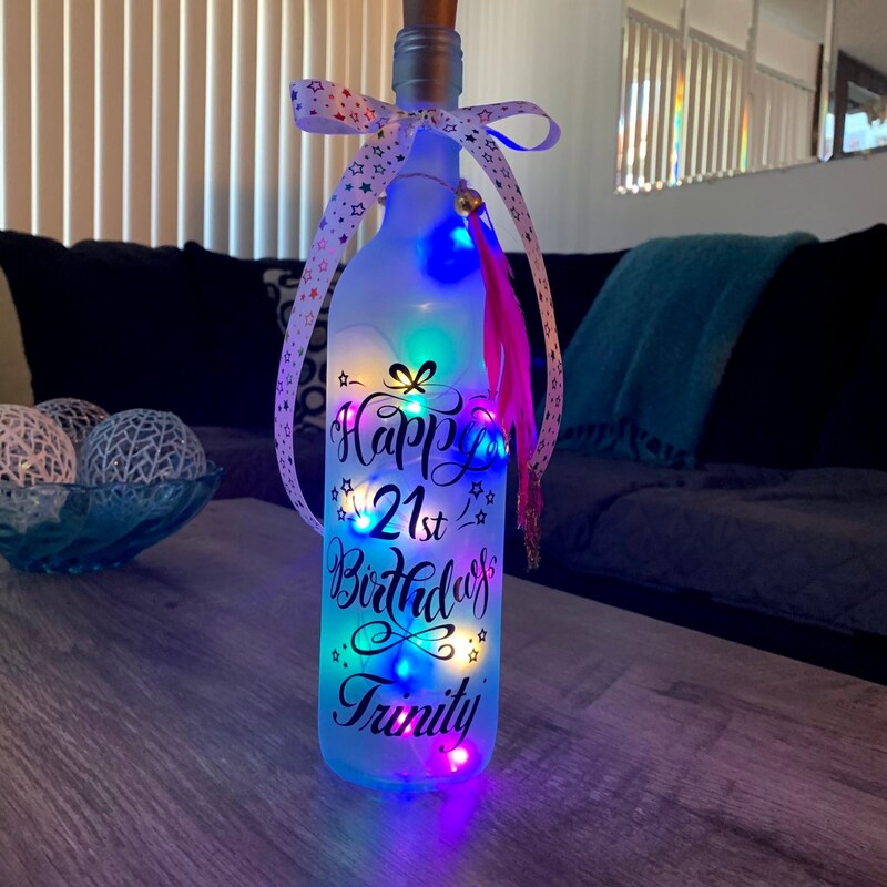 Wine Bottle Light - Etsy