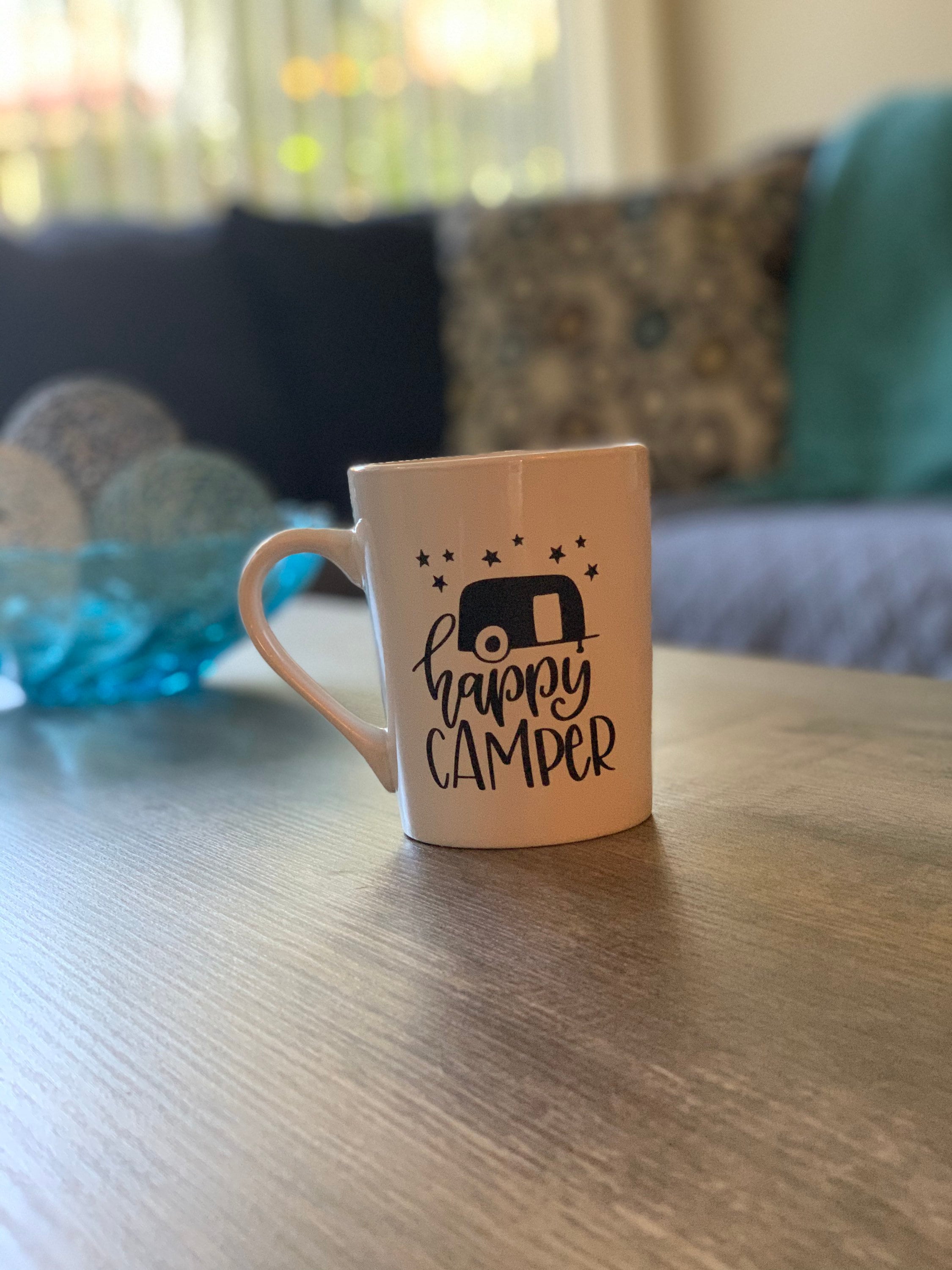 Happy Camper Coffee Cup - Etsy UK