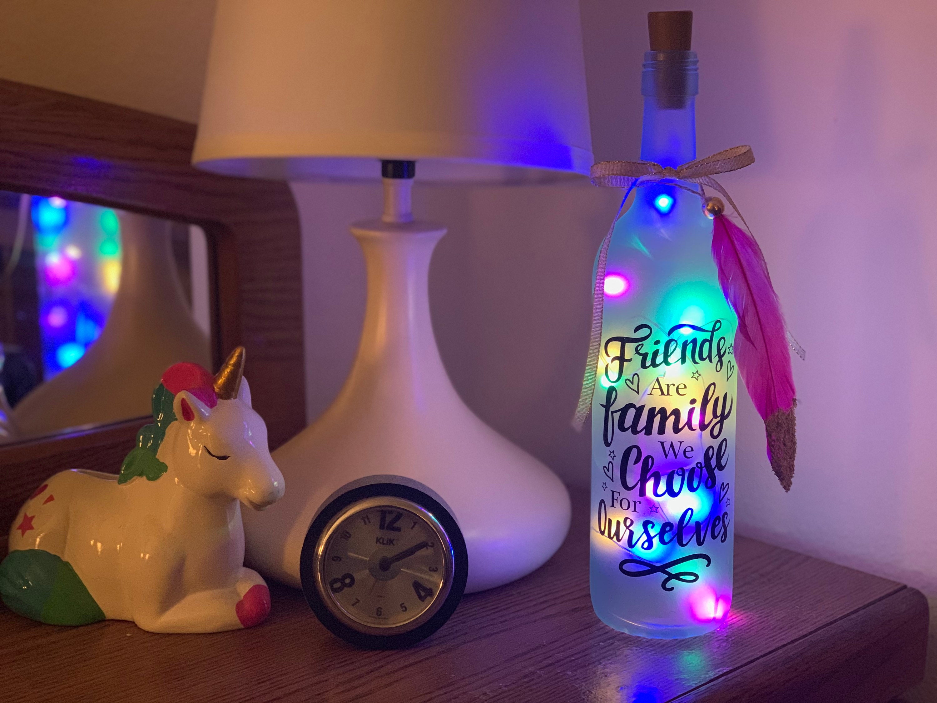 CUSTOM - Light up Wine Bottle - Etsy