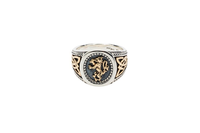 Lion Rampant Ring 925 Sterling Silver Size 11 Scotland Rings - Etsy